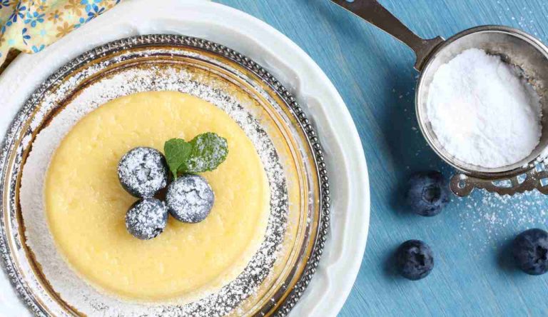 Torta budino senza farina e grassi: ha sole 39 kcal ma è un piacere per ...